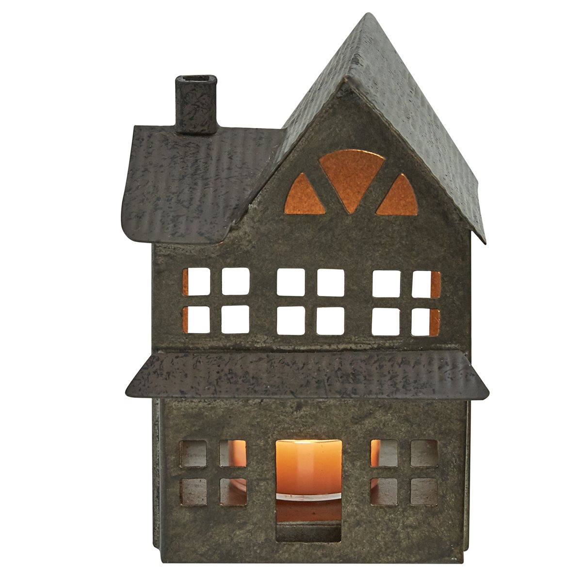 Metal House Tea Light Holder by Park Designs